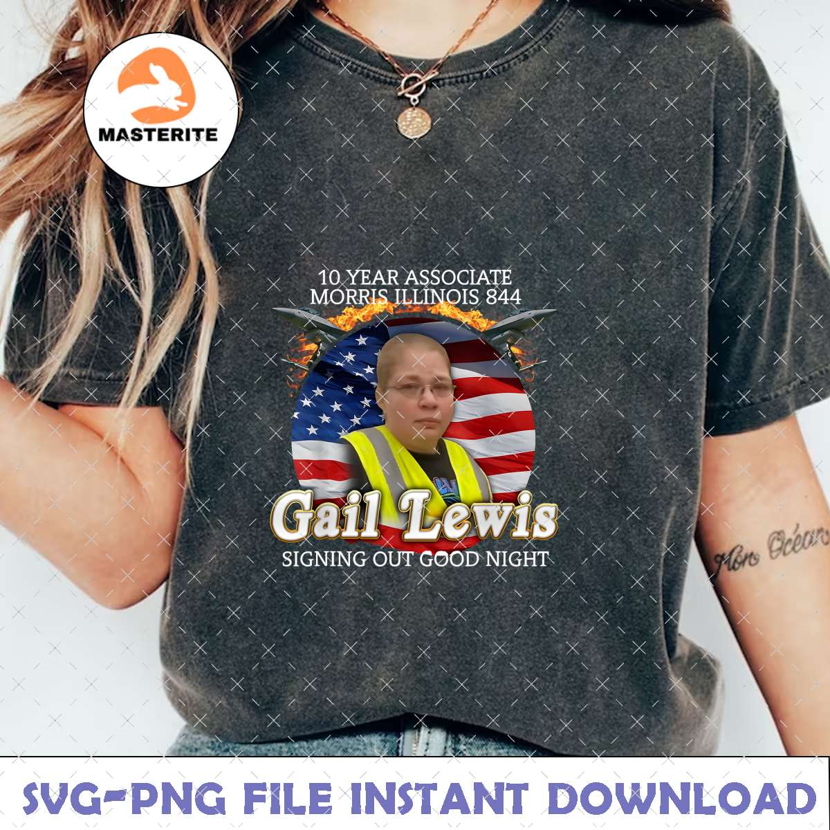 Gail Lewis Meme Signing Out Good Night PNG - Inspire Uplift