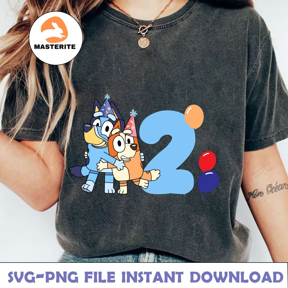 Bluey birthday 2 SVG, Bluey Birthday Png | Inspire Uplift