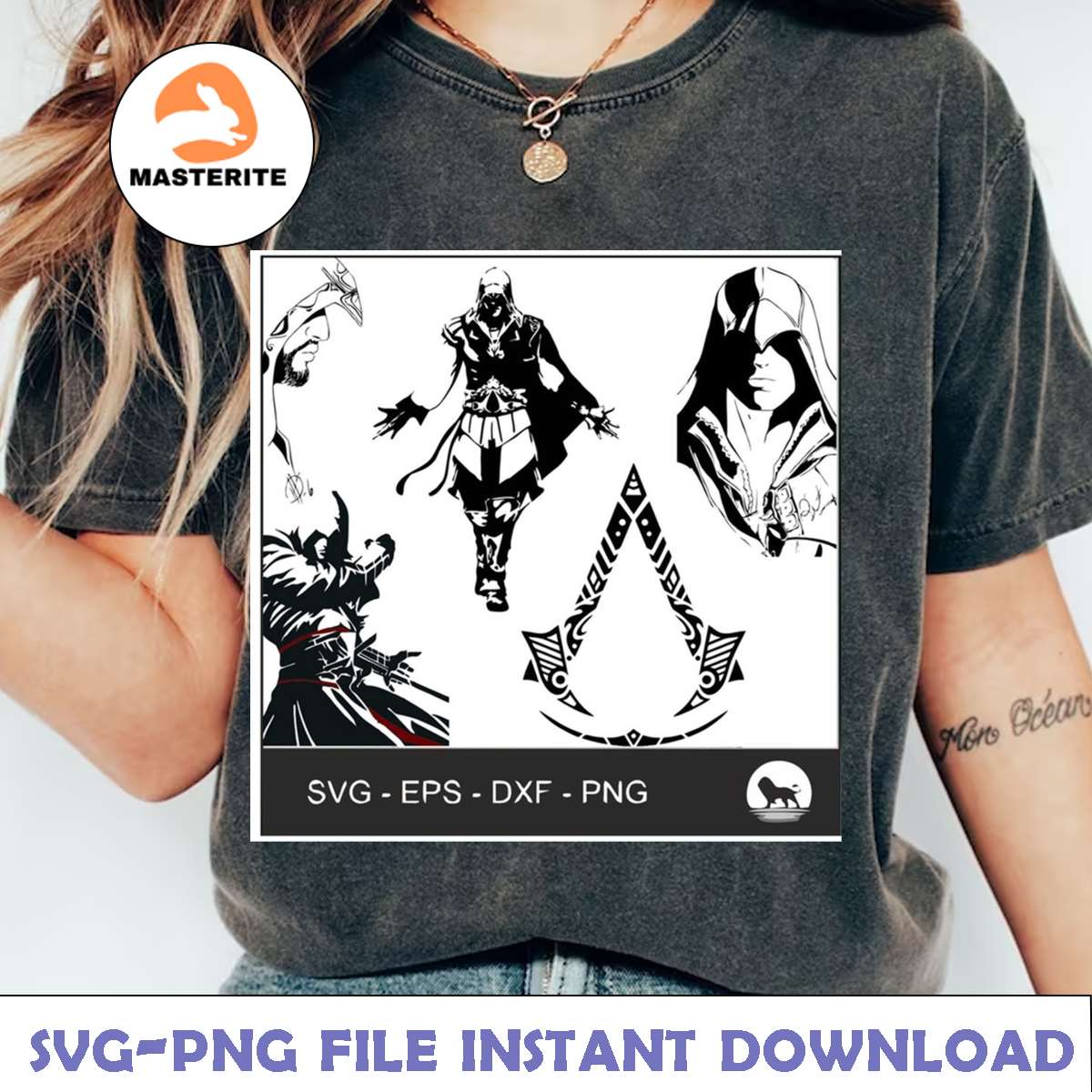 Assassins Creed SVG, Video Game Character Design, Cricut Cut | Inspire ...