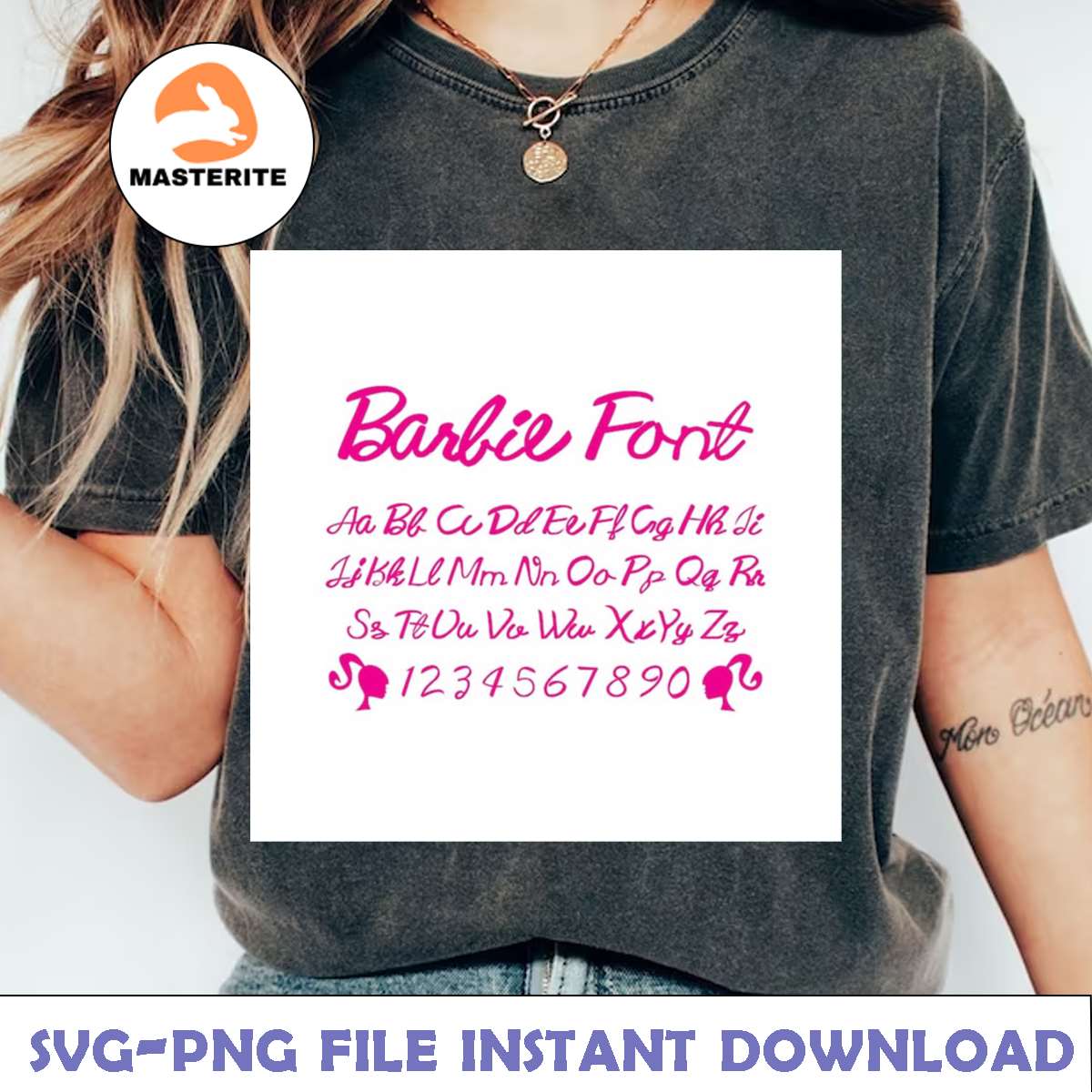 BARBIE FONT SVG, Come on Barbie Let Go Party Svg, Png Eps Do | Inspire ...