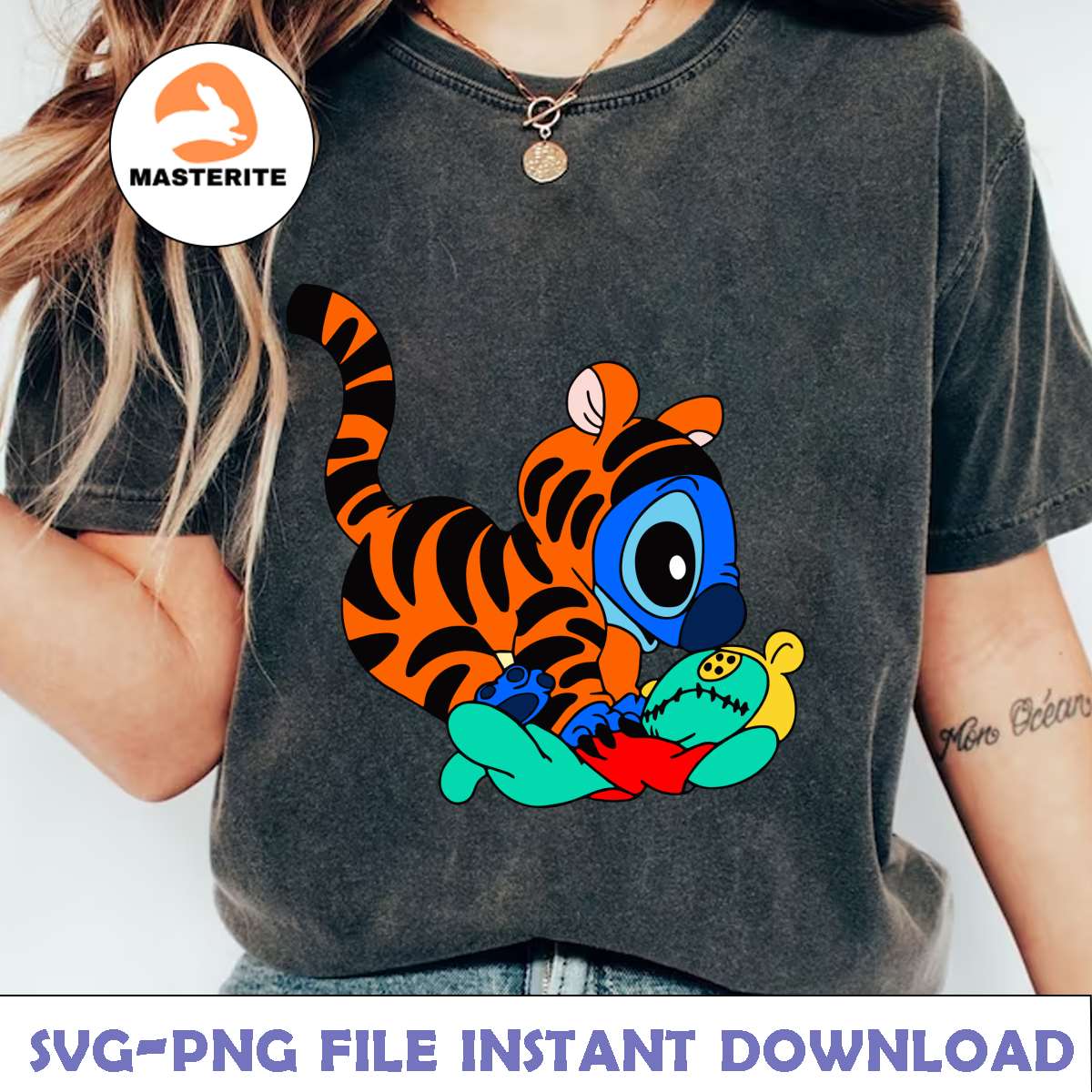 Tigger stitch SVG, easy cut file for Cricut, Layered by colo - Inspire ...