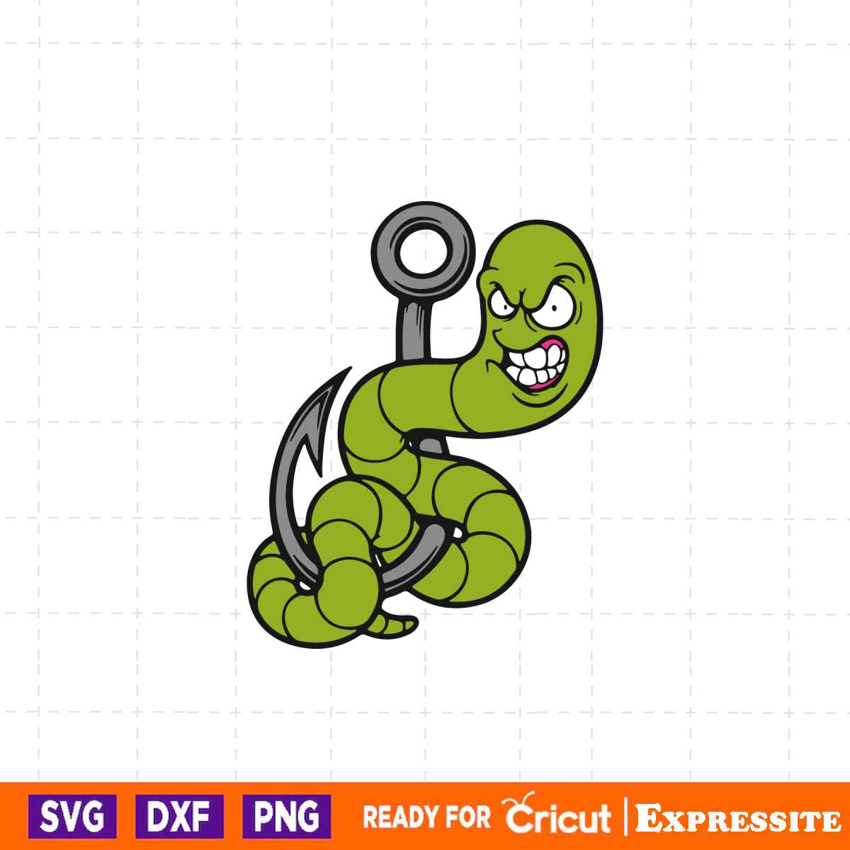 Worm Svg, Worms Clipart, Fish Bait, Fishing Bait, Fishing Ro | Inspire ...