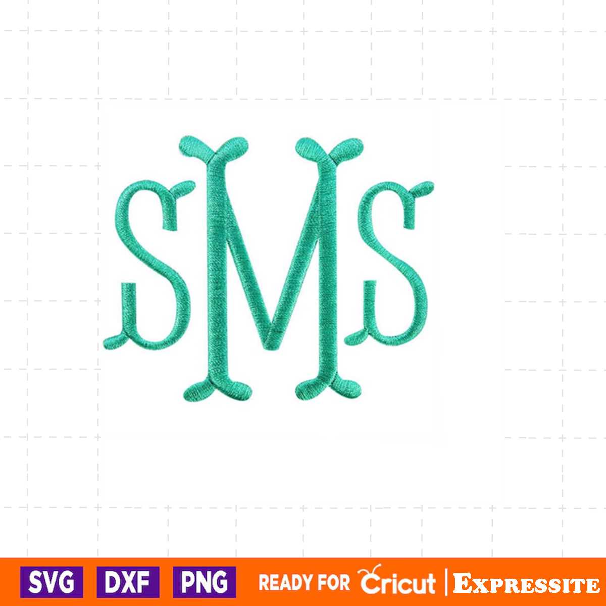 Fish Tail Rounded Fishtail Monogram Machine Embroidery Font | Inspire ...
