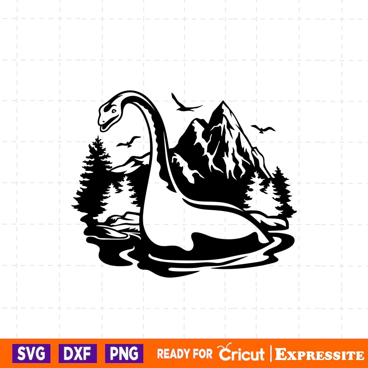 Loch Ness Monster SVG | Nessie SVG T Shirt Wall Art Vinyl De | Inspire ...