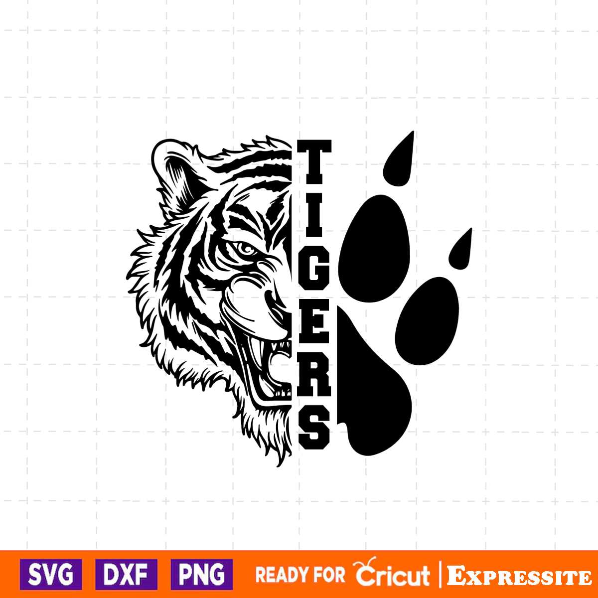 Tigers Svg Png , Tiger Head , Tigers Mascot Svg , Tiger Shir | Inspire Uplift