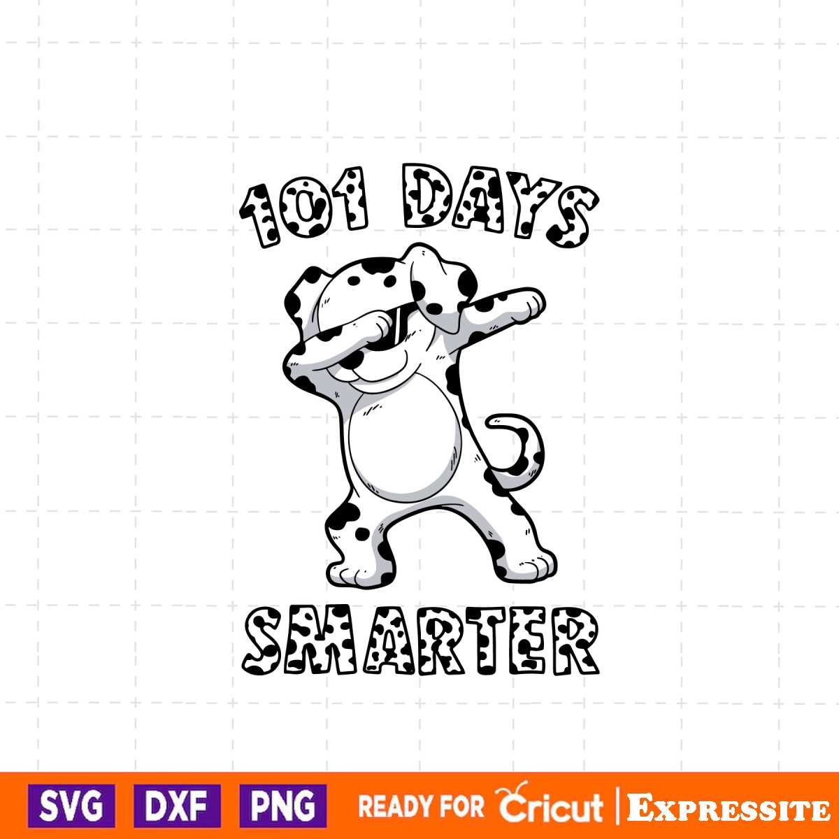 101 Days Of School Dalmatian Dog Svg, 101 Days Smarter Svg, | Inspire ...