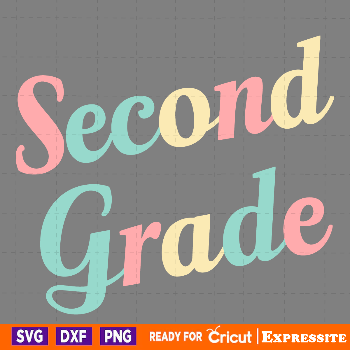 Second Grade Elementary School Svg Digital Download Files | Inspire Uplift