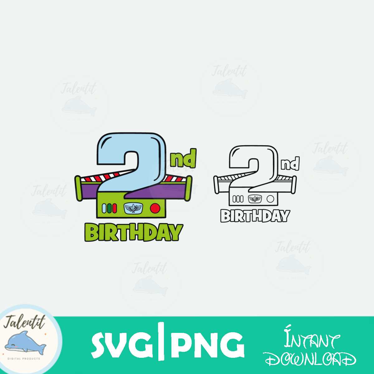 2nd Birthday buzz svg, 2nd Birthday toy story svg, two buzz | Inspire ...
