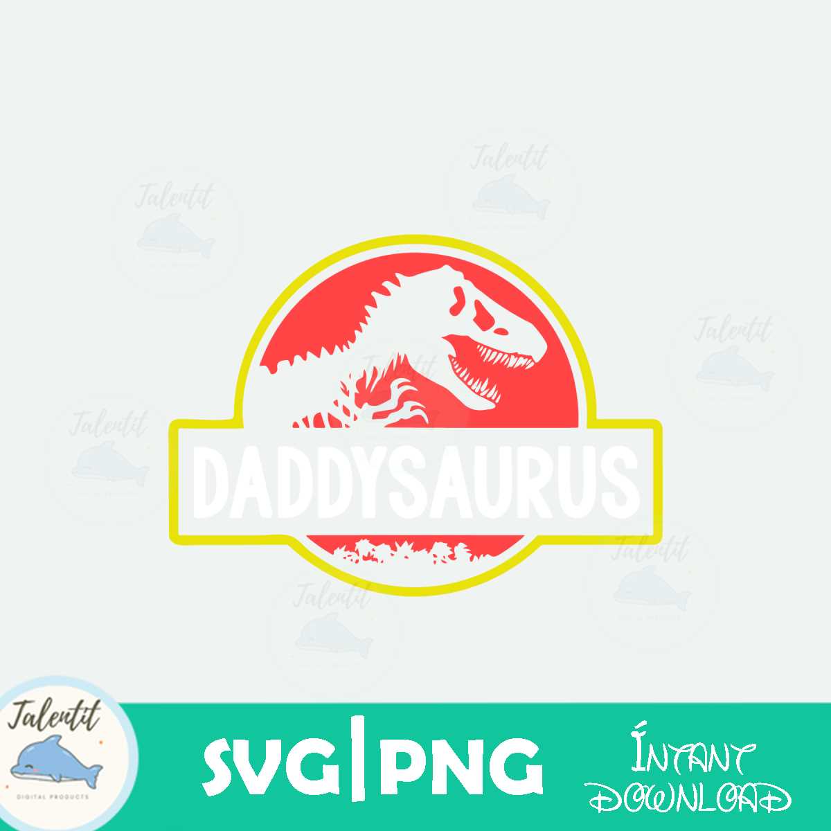 Daddysaurus Svg, Daddy Svg, Dad Dinosaur Svg, Trex Svg, Funn - Inspire ...