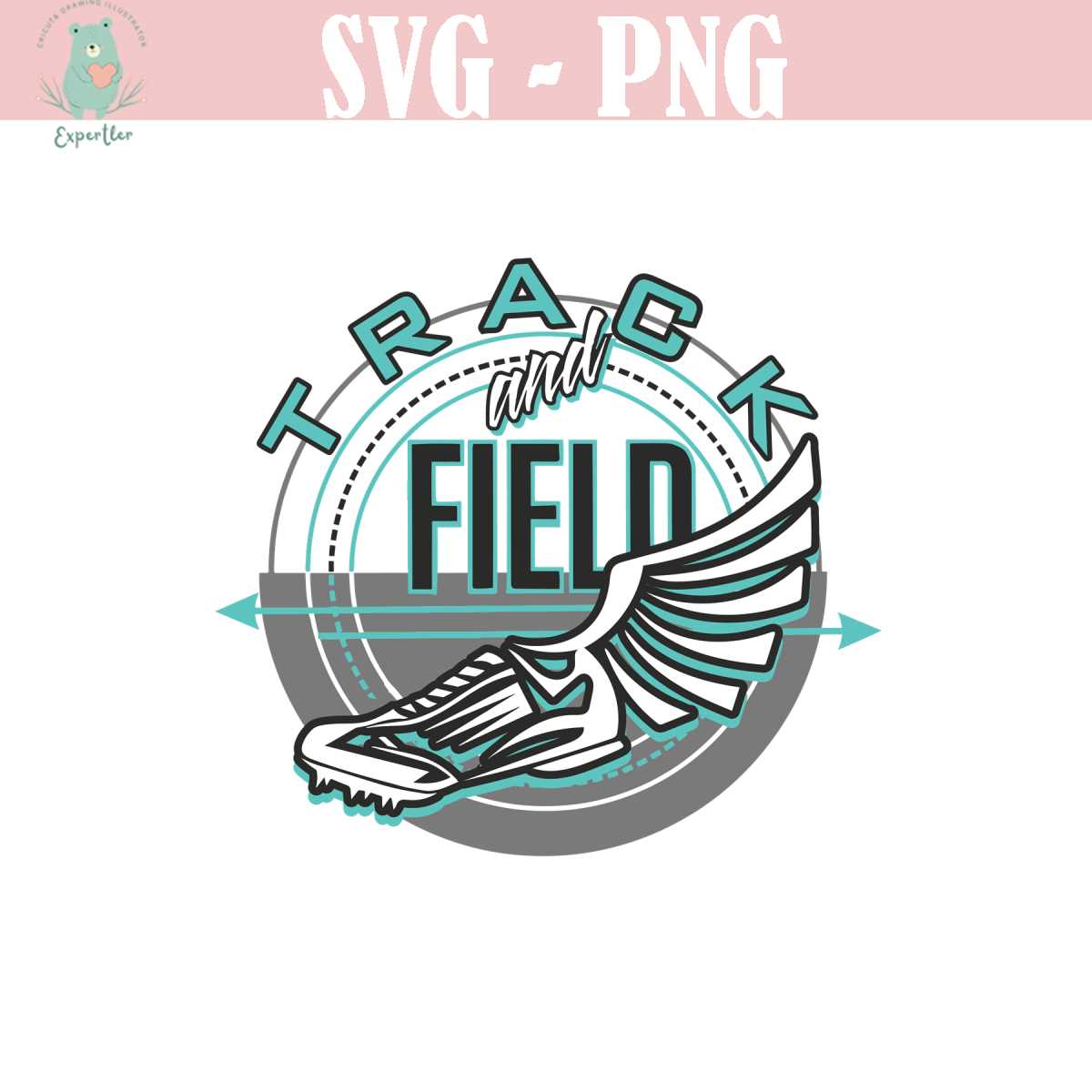 Track and Field Design! EPS, jpeg, PDF, png, *NEW* Svg and d | Inspire ...