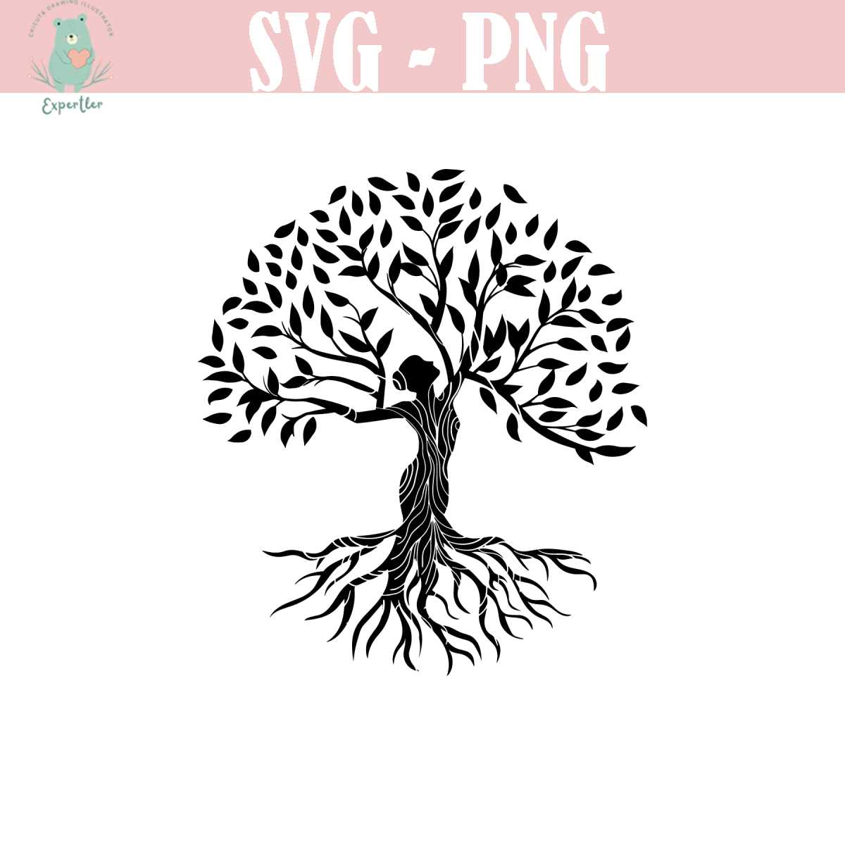 Woman Tree SVG | Women Empowerment SVG | Tree With Roots | C | Inspire ...
