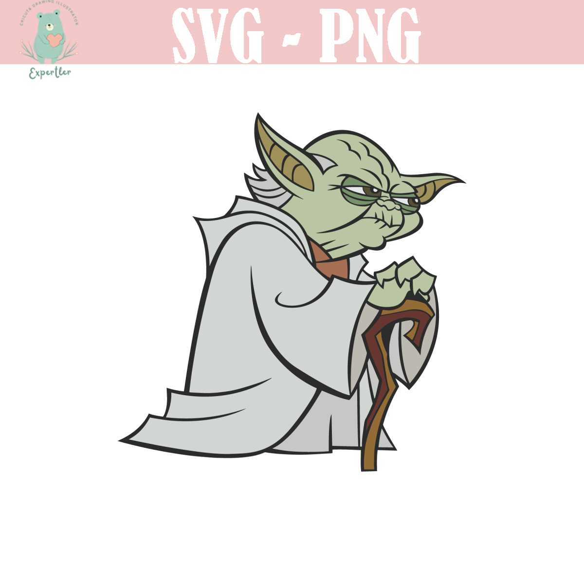 Master Yoda Svg, Star Wars Yoda Svg , Cute Yoda Svg, Eps Png | Inspire ...