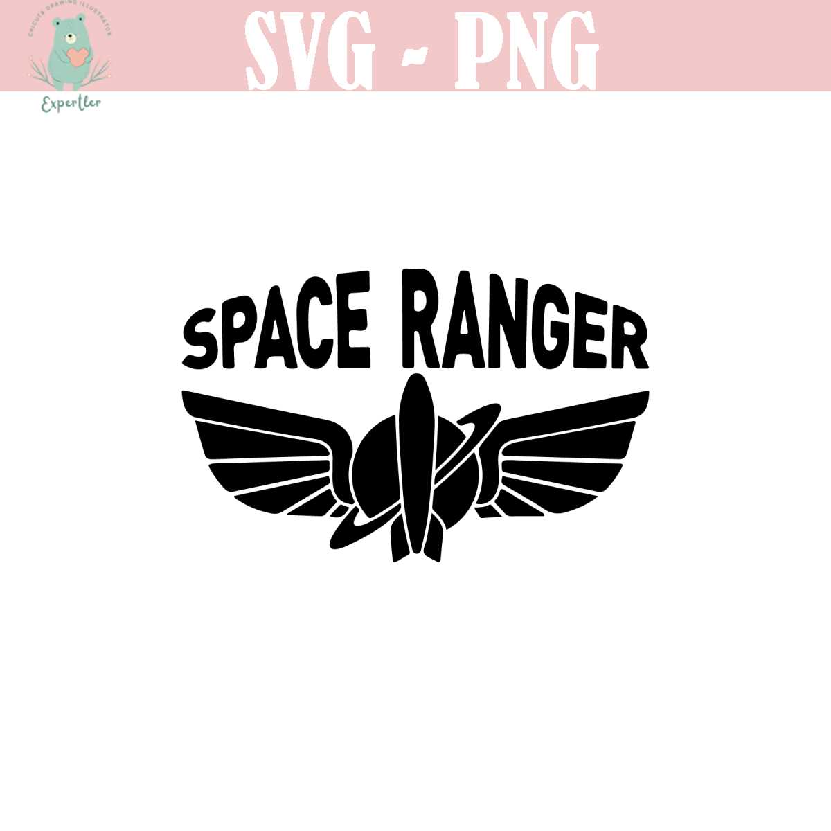 Space Ranger Symbol Logo Buzz Lightyear Clipart Instant Digi | Inspire ...