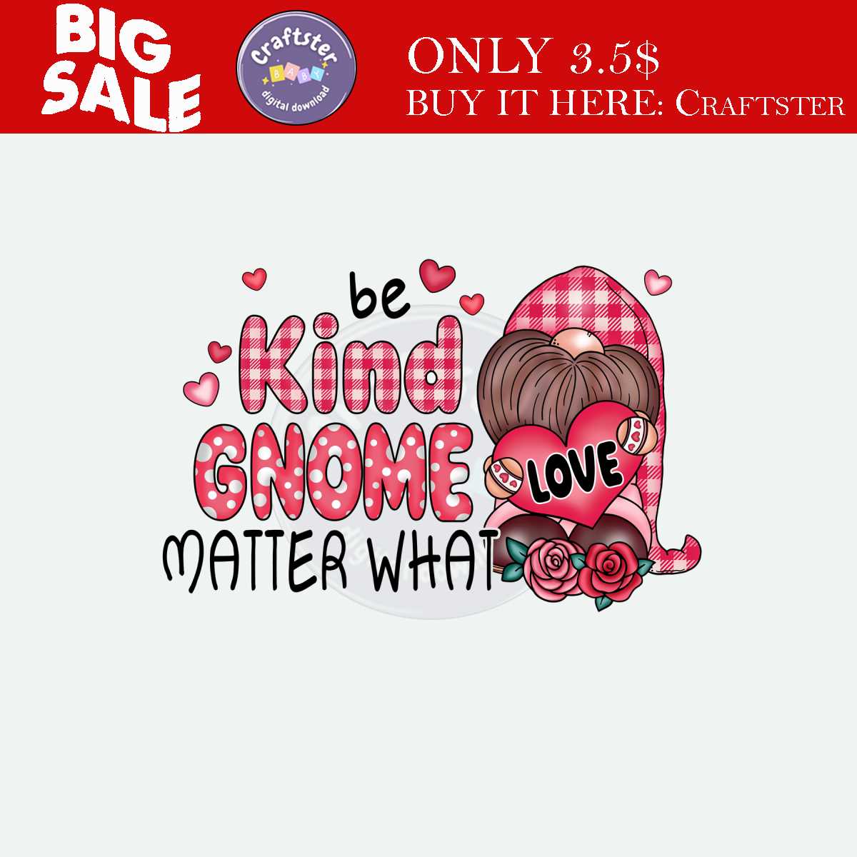 Be kind gnome matter what PNG file | Inspire Uplift