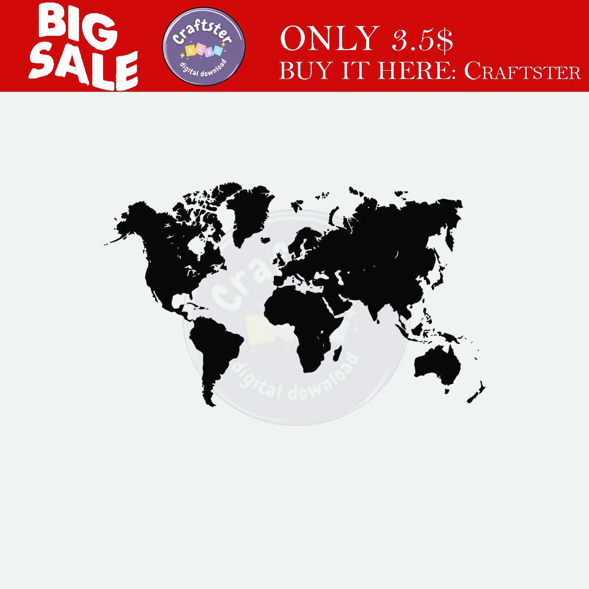 World Map SVG, World Map clipart, World Map Svg Cricut Cut F - Inspire ...