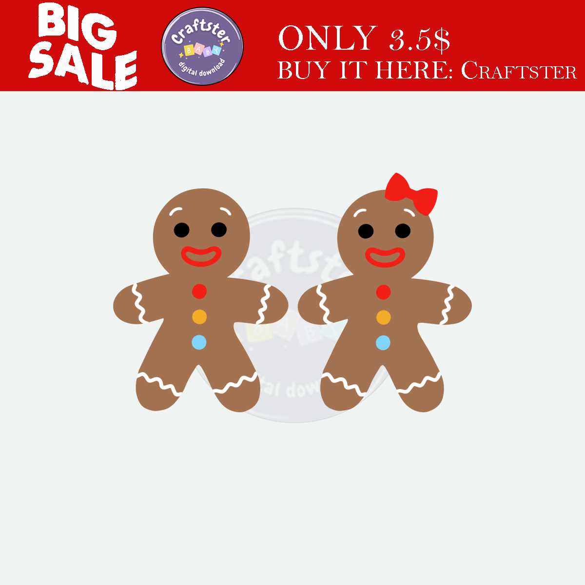 Gingerbread boy Svg, Gingerbread girl Svg, Gingerbread Man c | Inspire ...