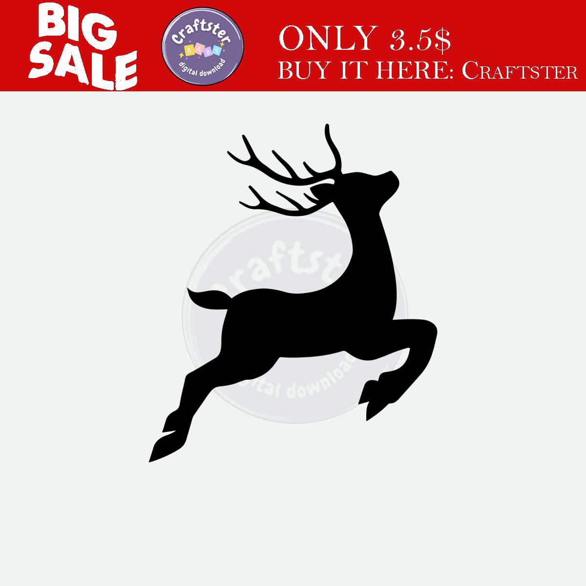 Reindeer Svg Files | Inspire Uplift