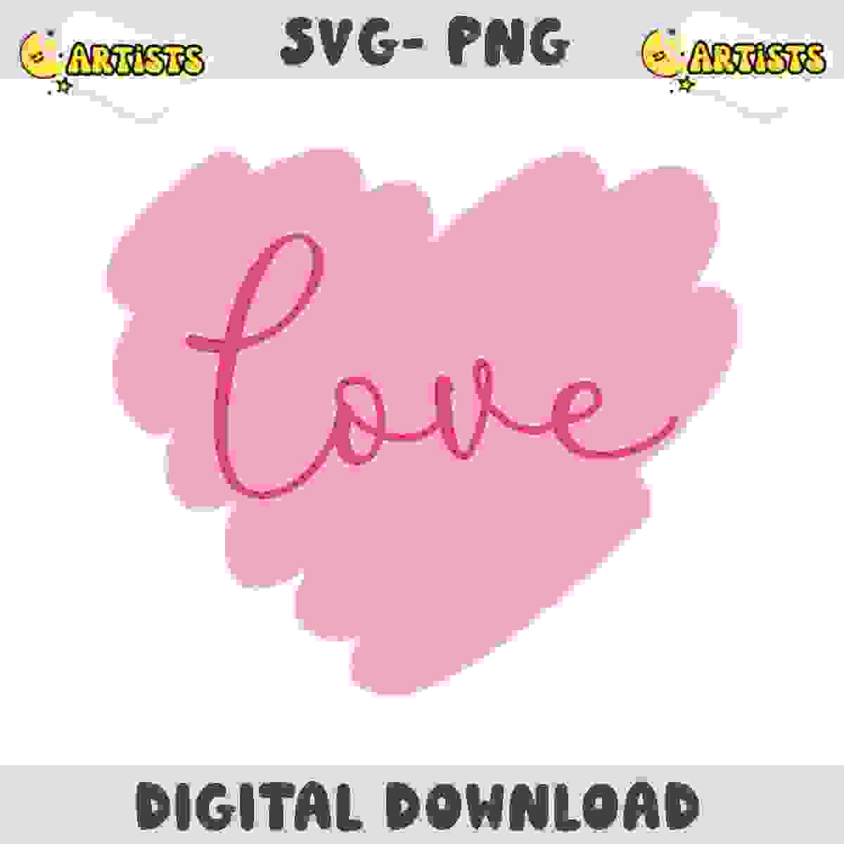 love in heart svg file, love is all you need svg - Inspire Uplift