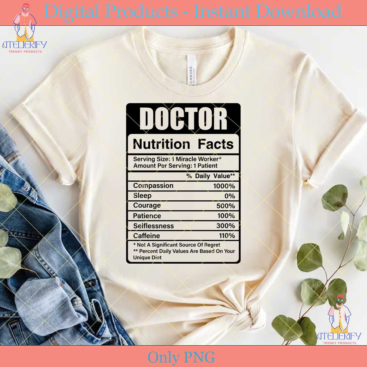 Doctor Nutrition Facts SVG Cut File - Inspire Uplift
