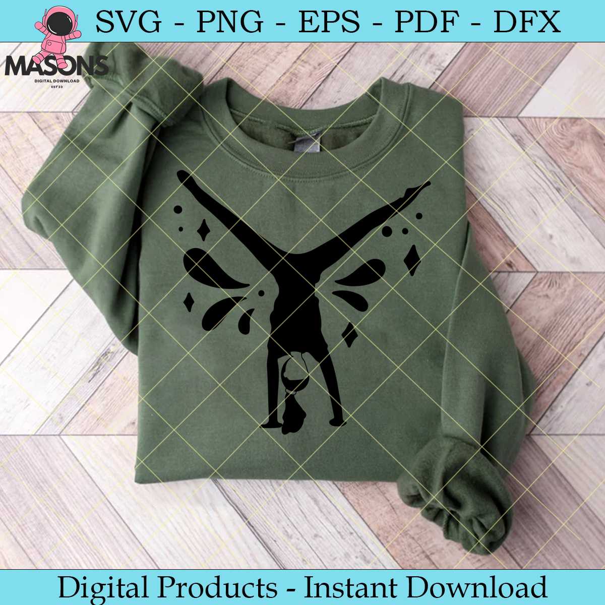 cartwheel svg - Inspire Uplift