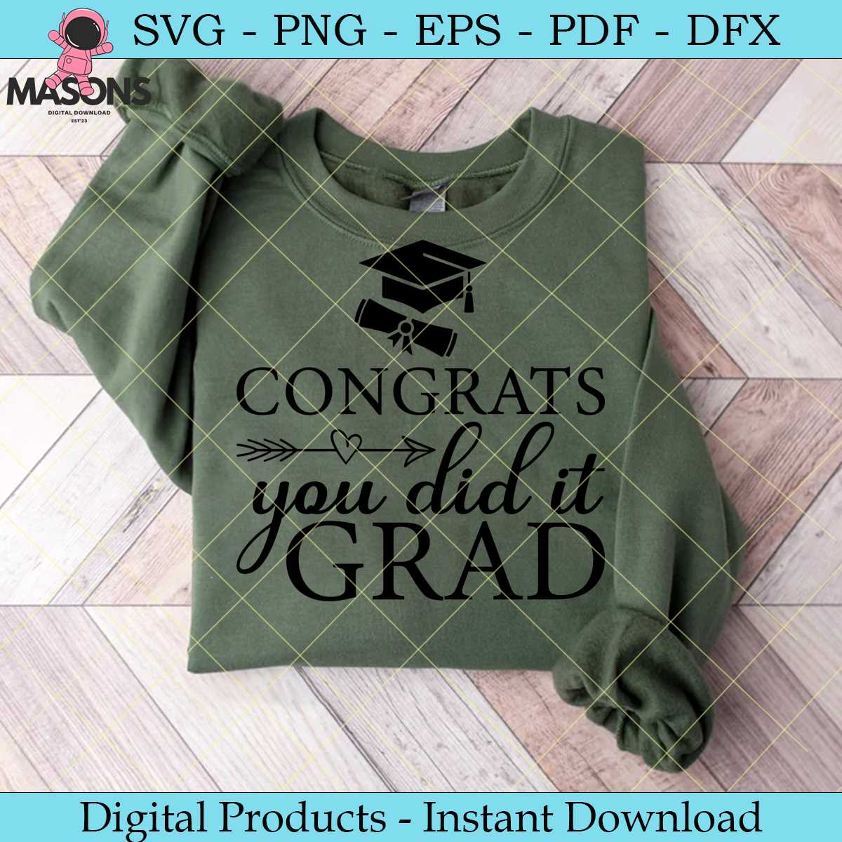 grad you did it svg - Inspire Uplift