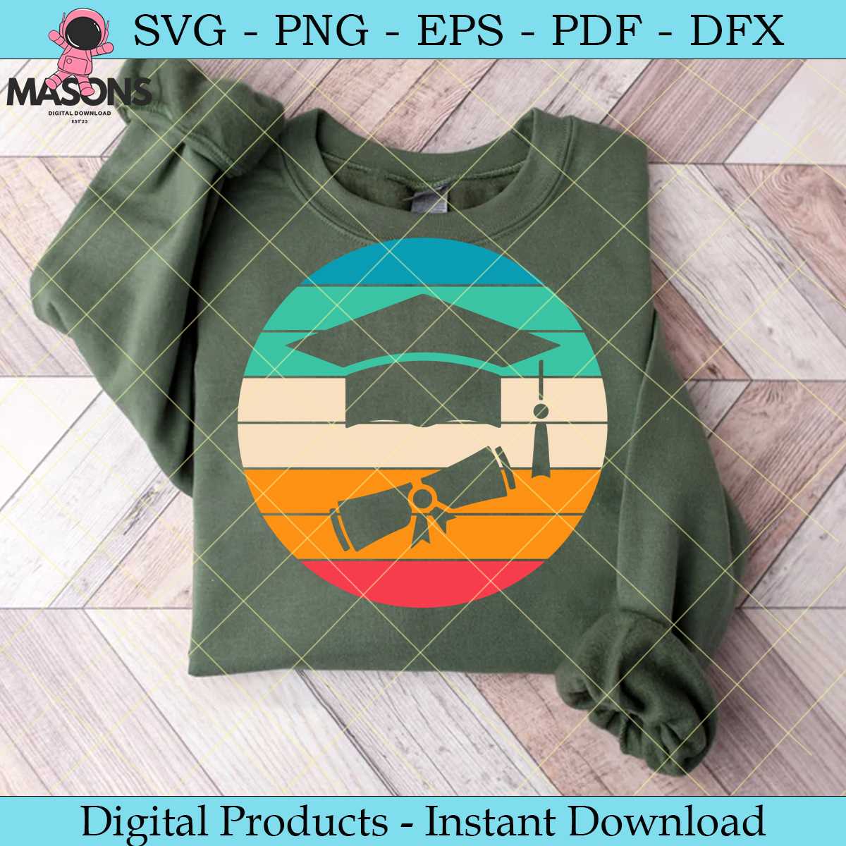 Vintage PHD Graduation Level Complete | Inspire Uplift