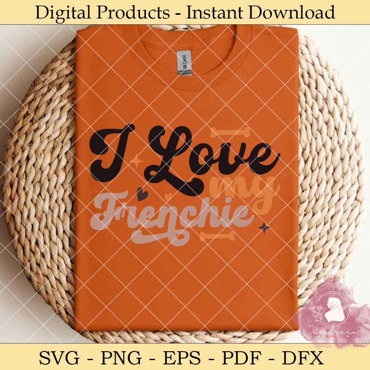 frenchies svg - Inspire Uplift