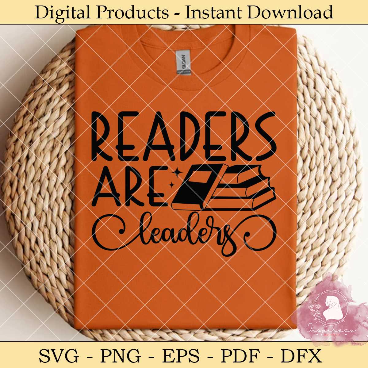 Readers Are Leaders Svg | Inspire Uplift
