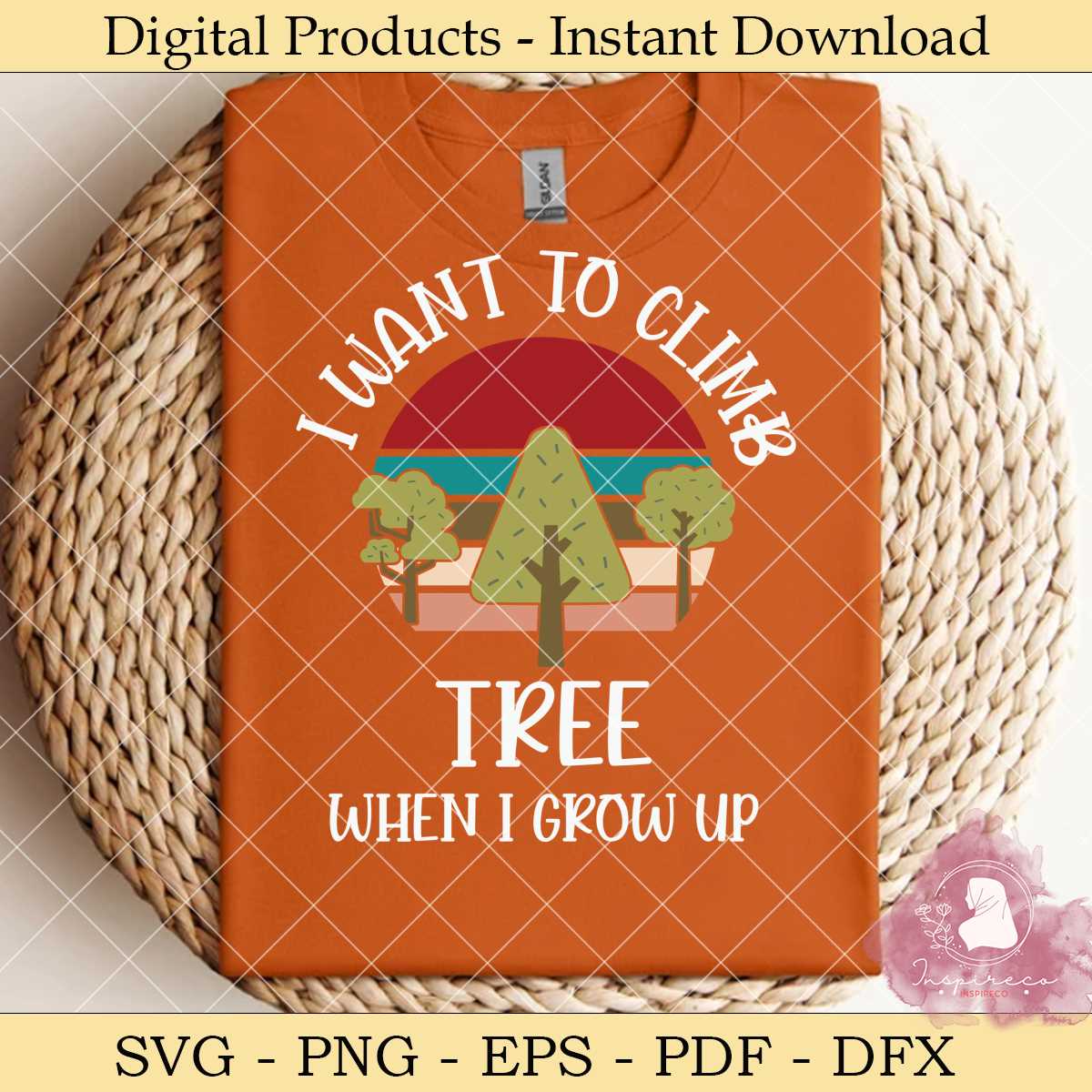 Tree Climber Svg | Inspire Uplift