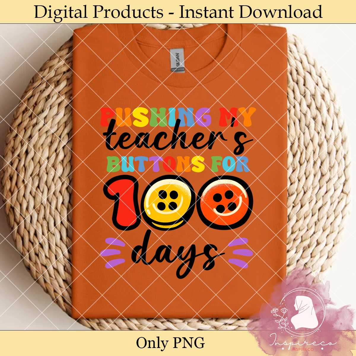 Push My Buttons Svg | Inspire Uplift