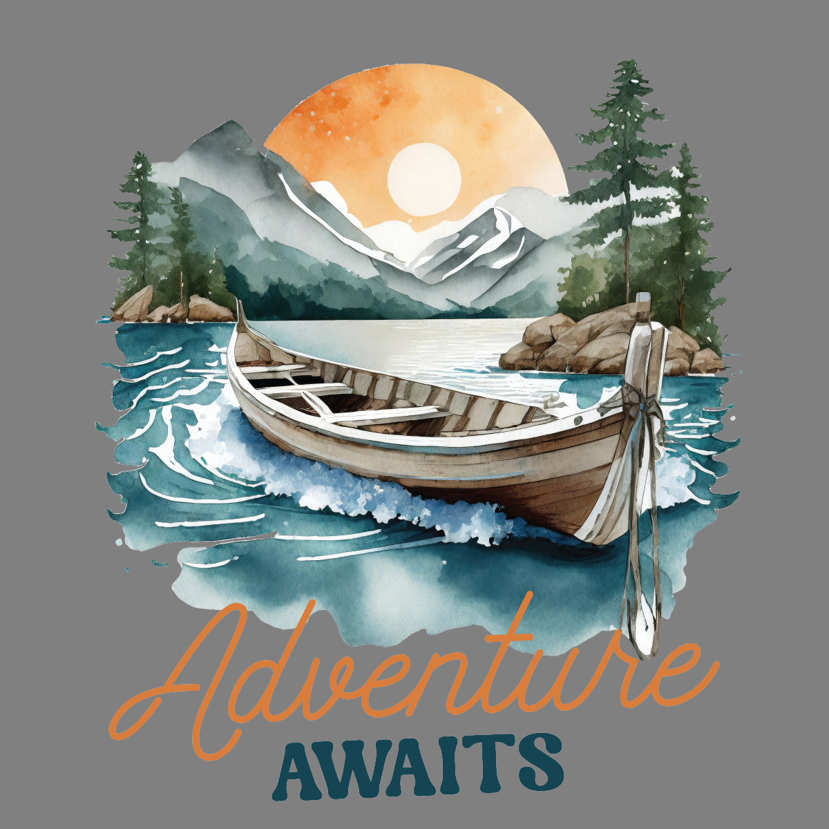 Adventure Awaits - Outdoor Life PNG Digital Download Files - Inspire Uplift