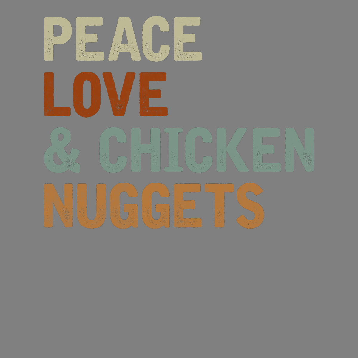 Chicken Tshirt Design Peace Love Chicken | Inspire Uplift