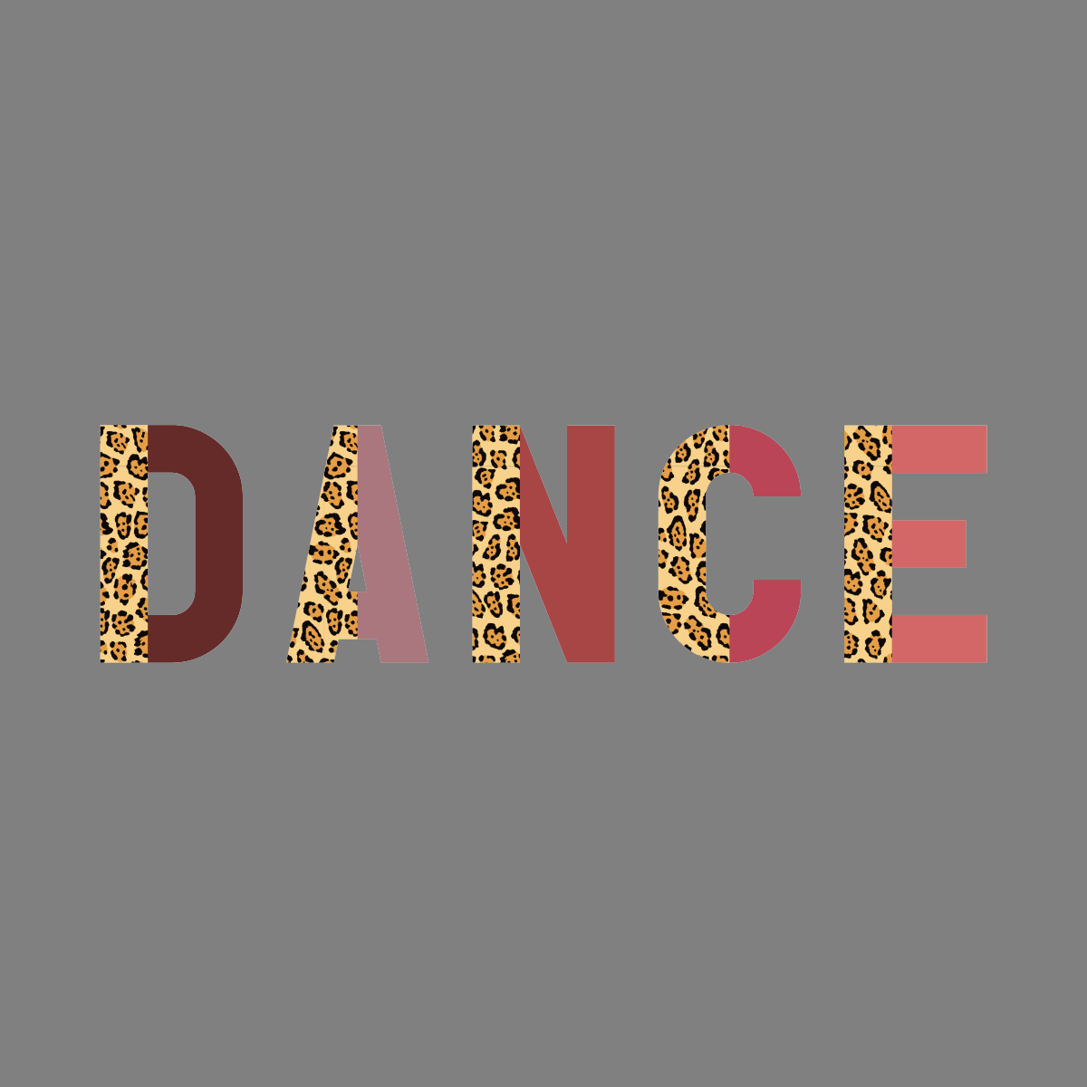 Dance Leopard Sublimation Digital Download Files - Inspire Uplift