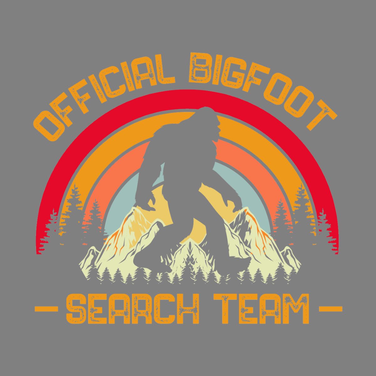 Vintage Official Bigfoot Search Team Digital Download Files - Inspire ...