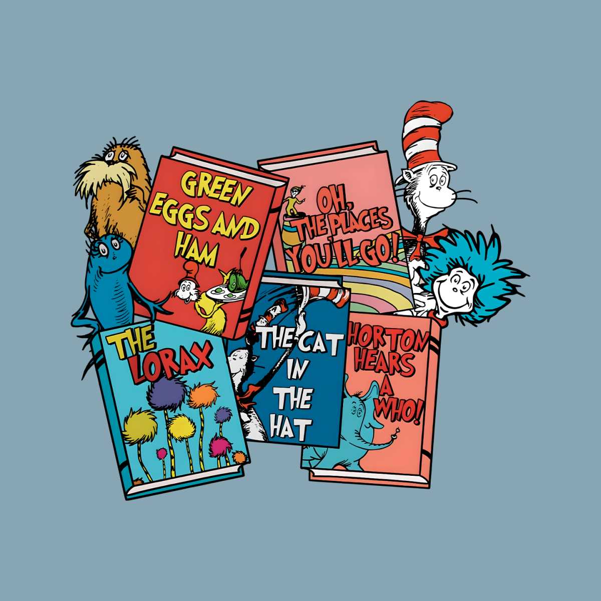 The Cat In The Hat Dr Seuss Books PNG - Inspire Uplift