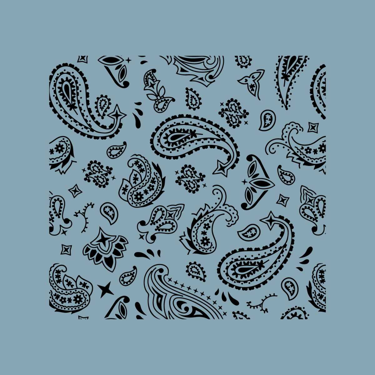 Paisley svg Western Pattern Bandana Print SVG/PNG Digital Fi - Inspire ...