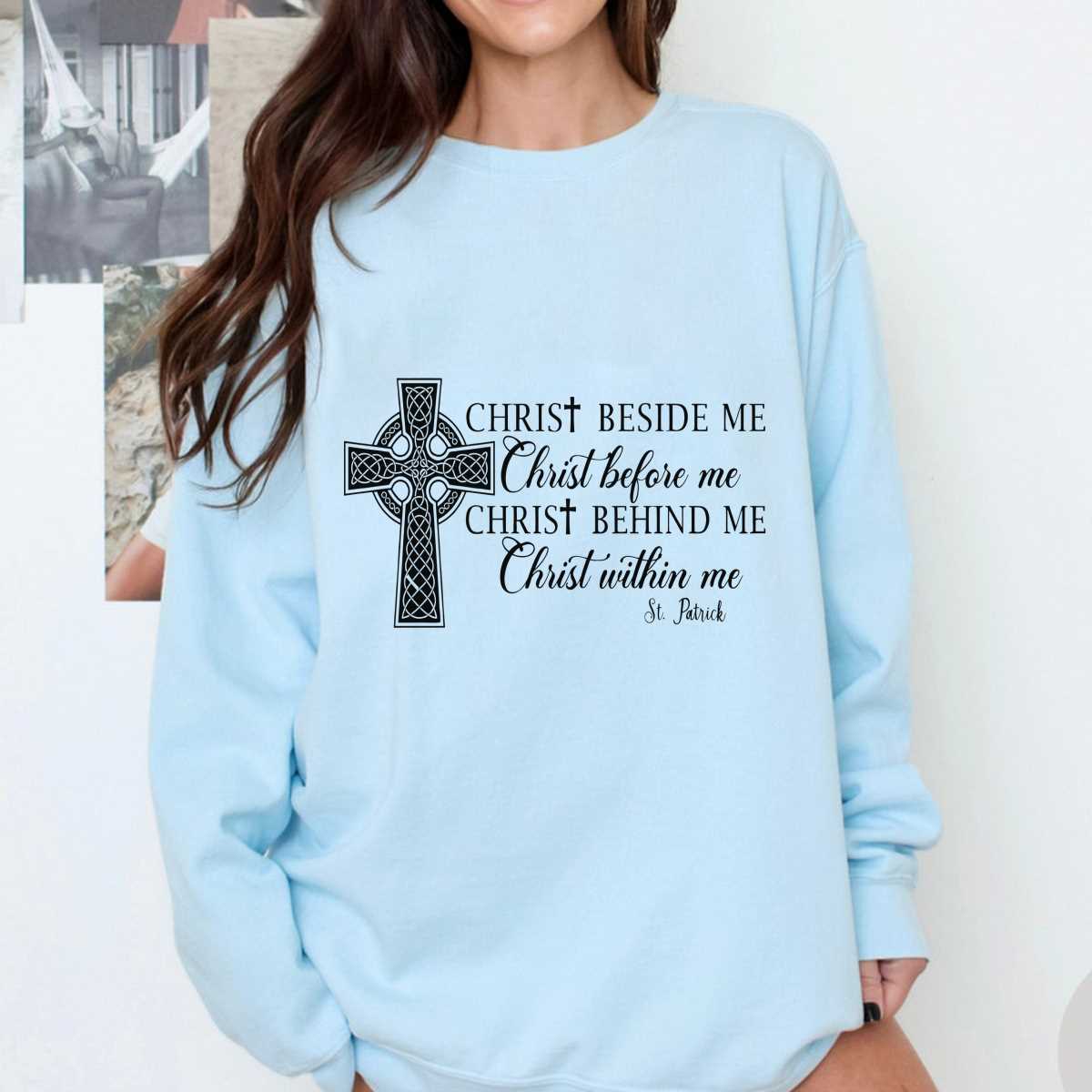 St. Patrick Christ Beside Me Svg – Christ Before Me Christ B - Inspire ...