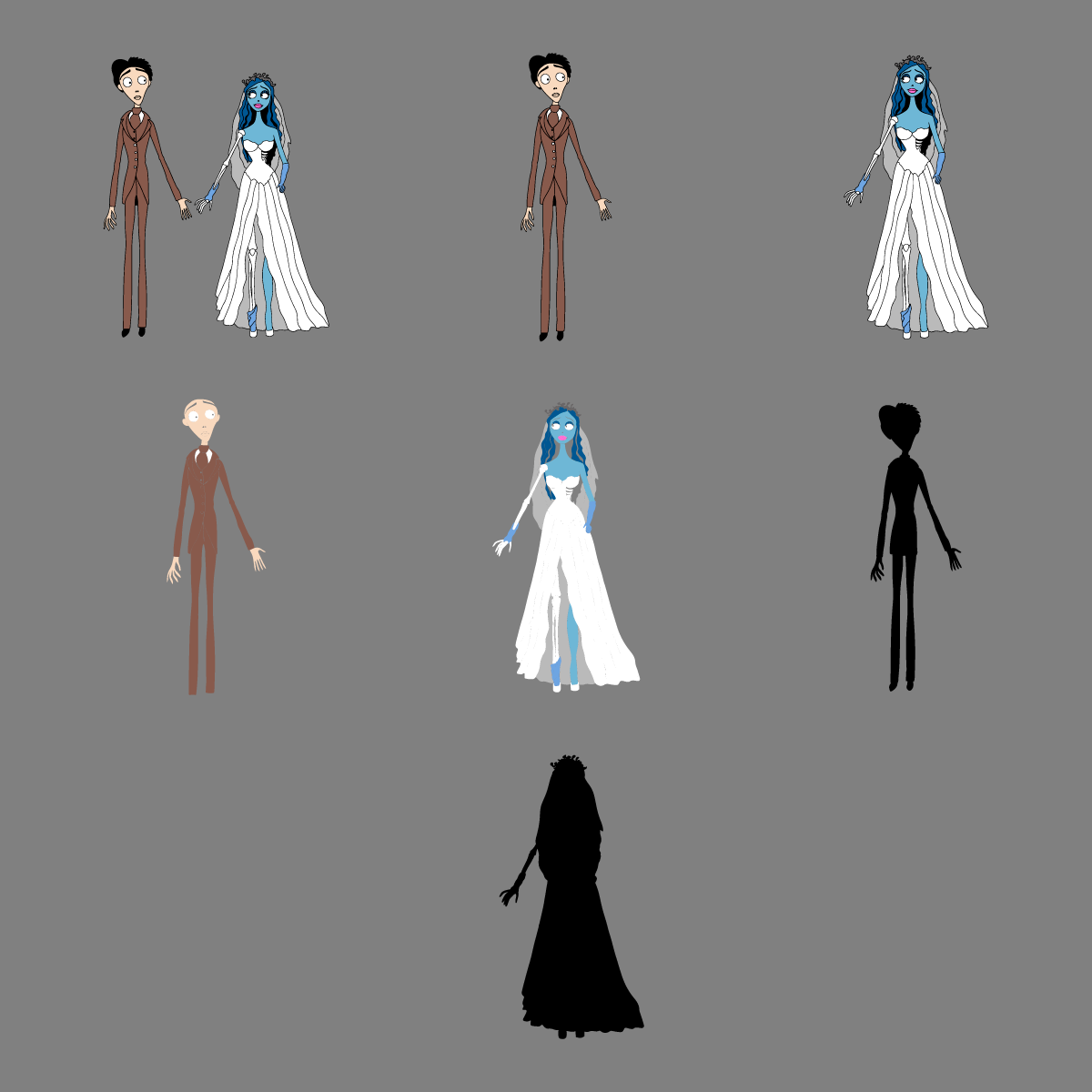 Corpse Bride Clipart | Inspire Uplift