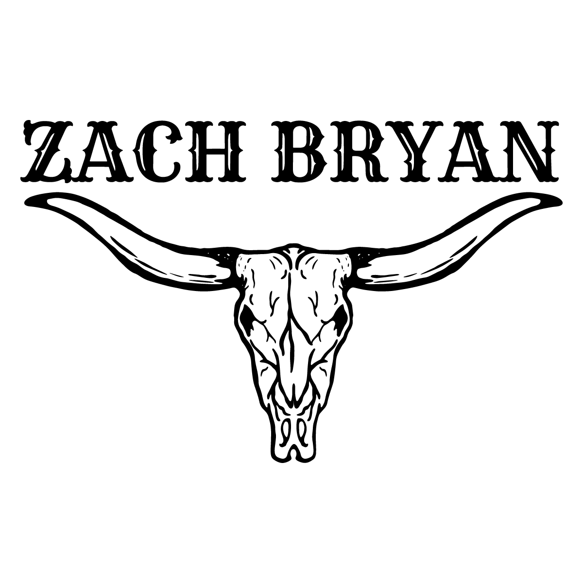 Zach Bryan Concert SVG Digital Download Files - Inspire Uplift