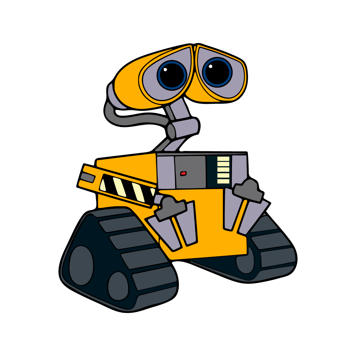 LAYERED, Wall e SVG, wally svg, robot svg | Inspire Uplift