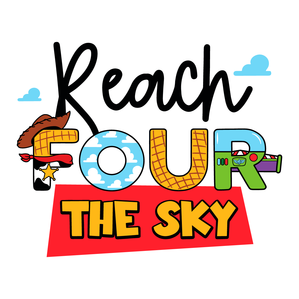 Reach Four The Sky svg Digital Download Files | Inspire Uplift