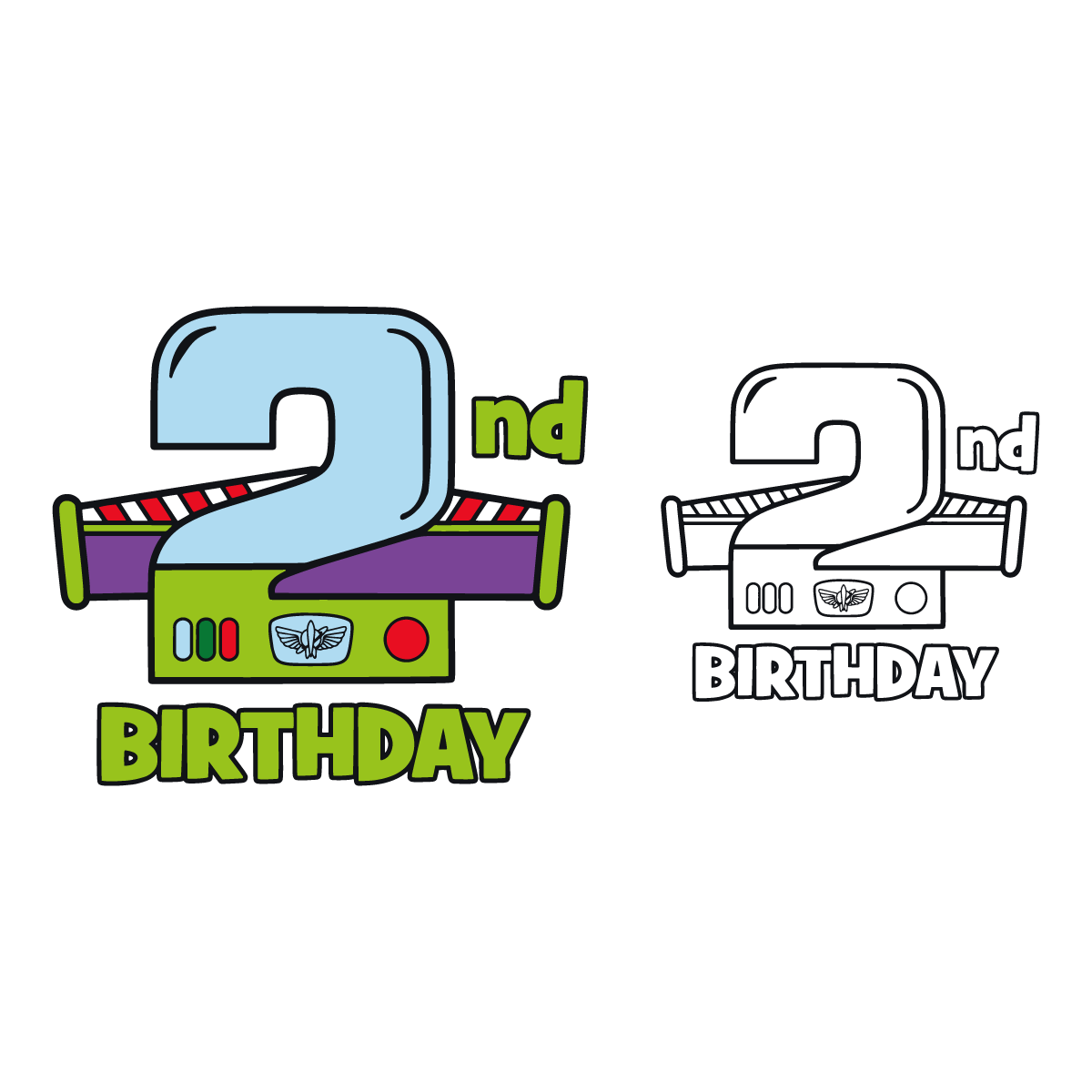 2nd Birthday buzz svg Digital Download Files - Inspire Uplift