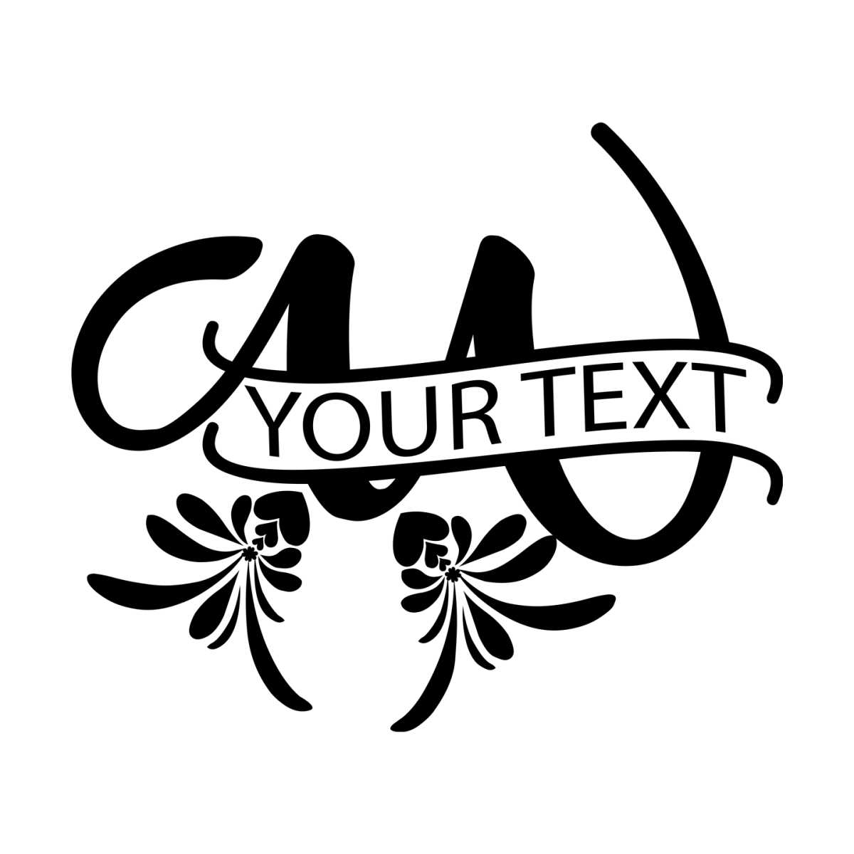 monogram w svg - Inspire Uplift