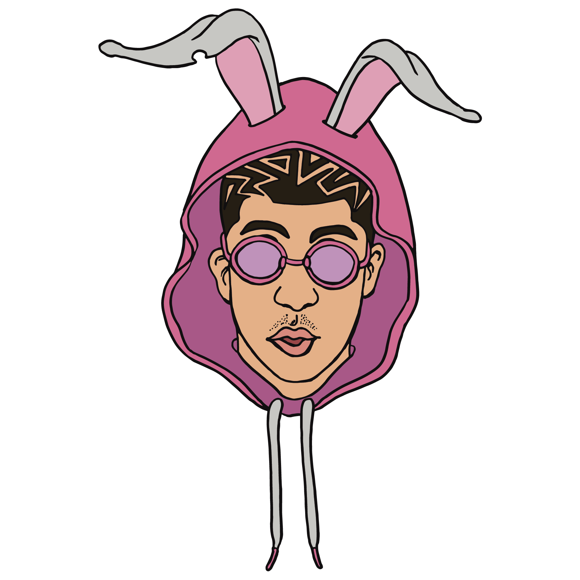 Bad Bunny SVG, Bad Bunny Logo SVG, El Conejo Malo SVG, Bad B | Inspire ...