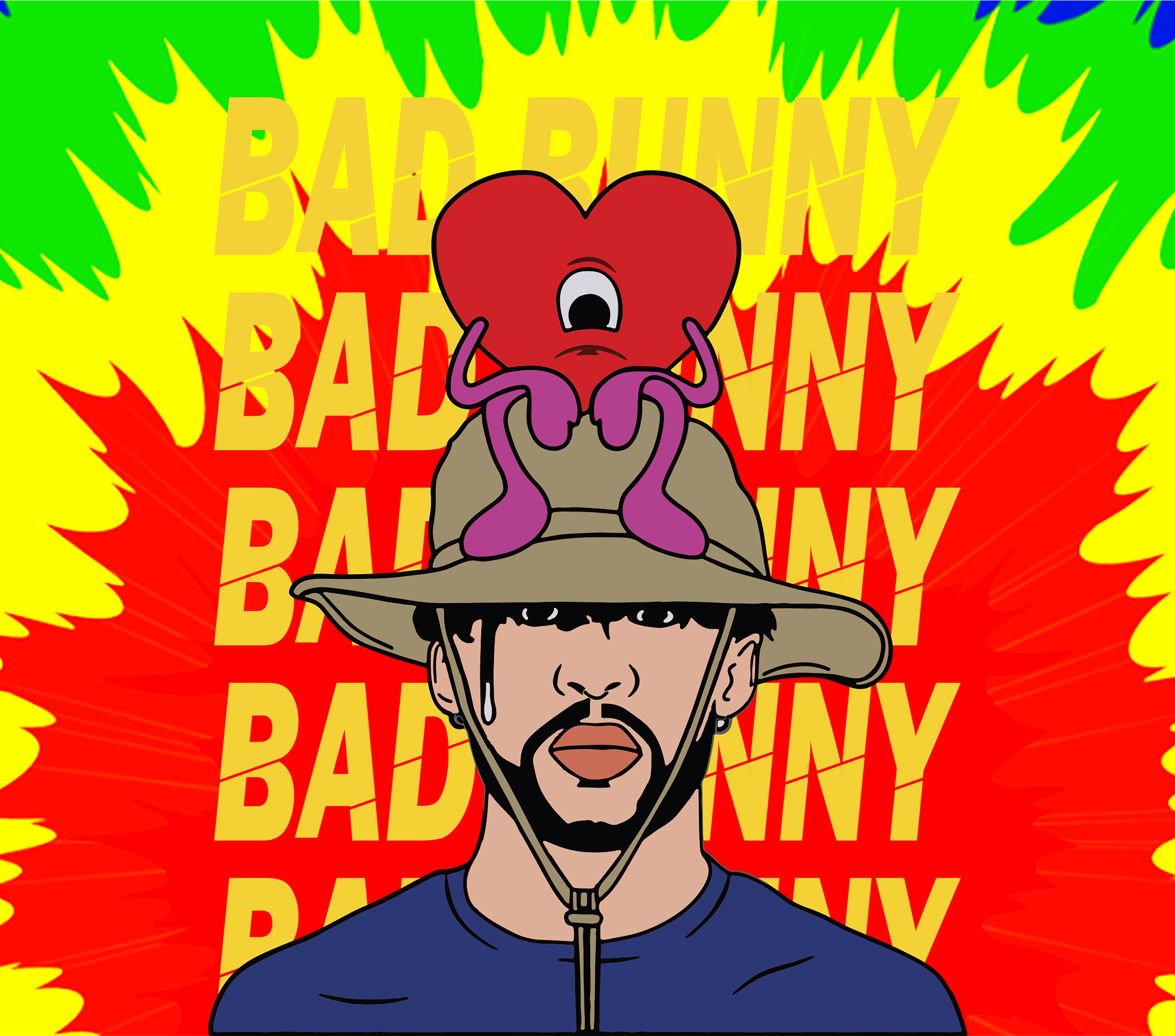 Bad Bunny SVG,Bad Bunny Logo SVG, El Conejo Malo SVG, Bad Bu - Inspire ...