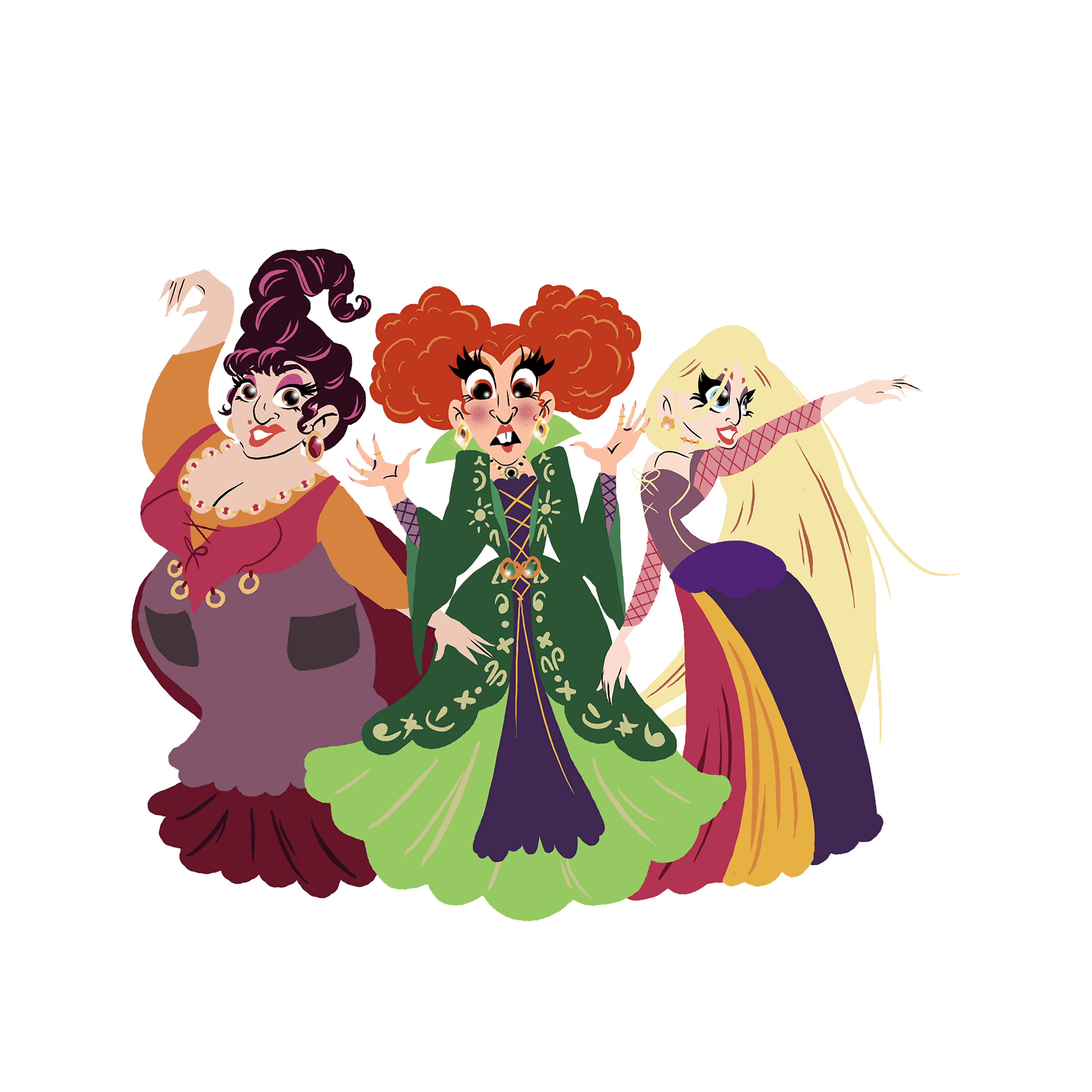 Sanderson Sisters SVG, Mary Sarah Winifred SVG, Sanderson Si | Inspire ...