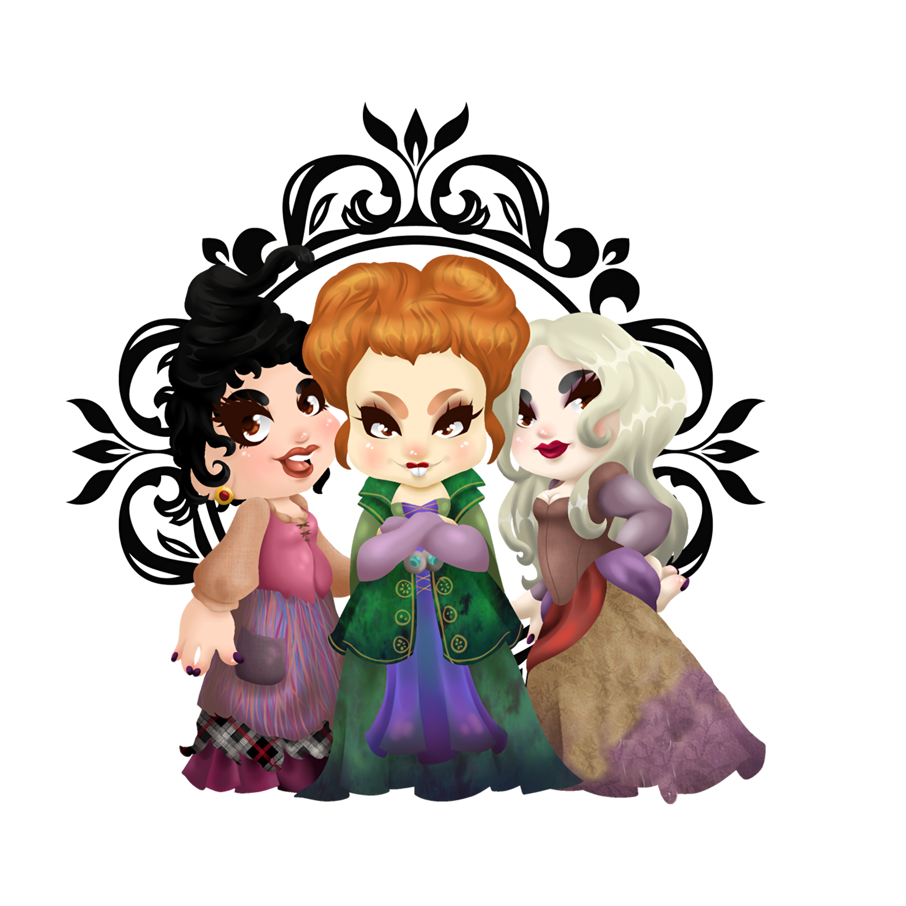 Sanderson Sisters SVG, Mary Sarah Winifred SVG, Sanderson Si | Inspire ...