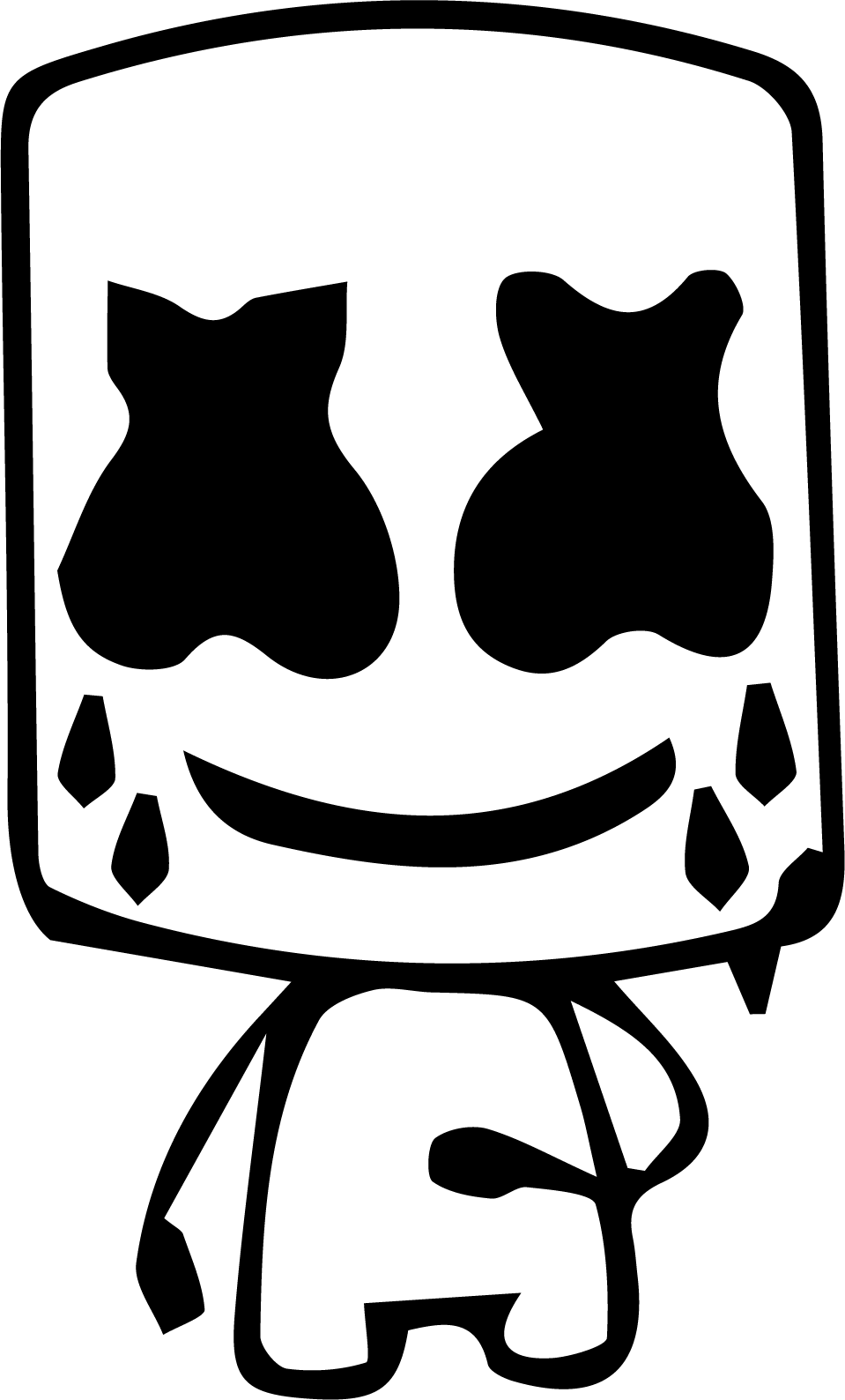 DJ Marshmello Font & Logo | Dj Marshmello font otf, Marshmel | Inspire ...