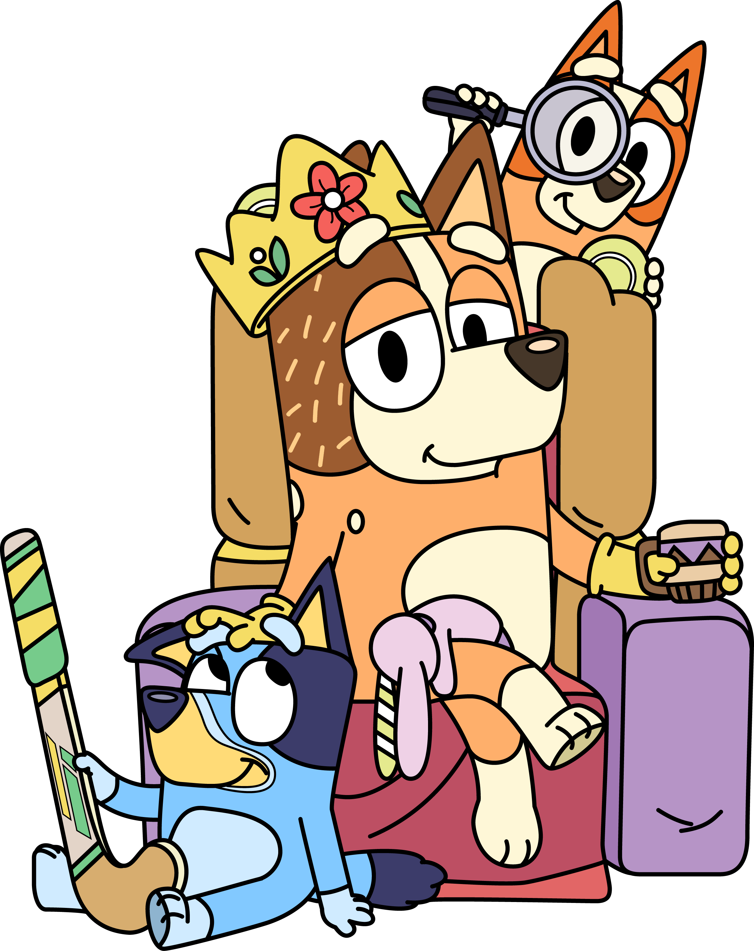 Bluey Dog Logo Svg, Bluey, Bluey Svg, Blue, Blue Dog, Bluey | Inspire ...