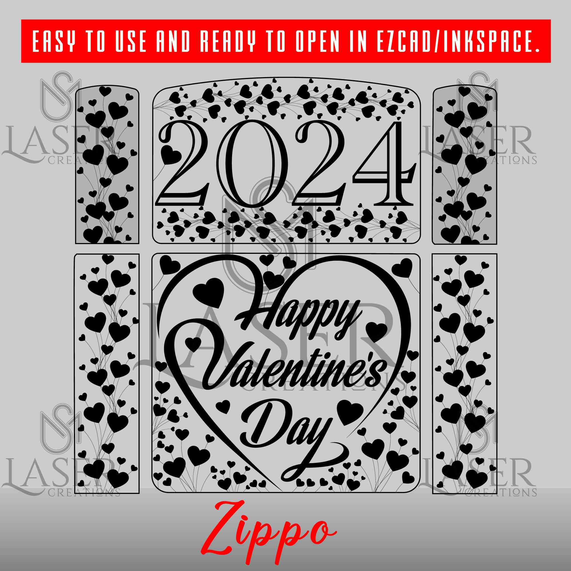 SM Laser Creations Zippo vector designs | Inspire Uplift